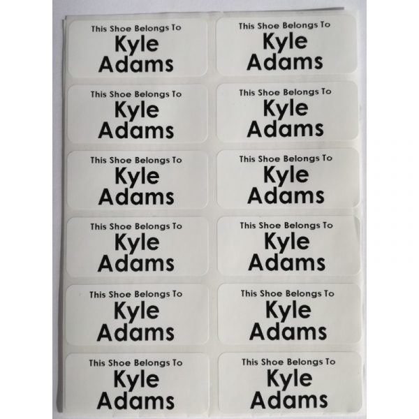 Shoe Labels – Smart School Labels